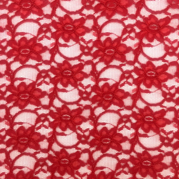 Red lace fabric by the yard online