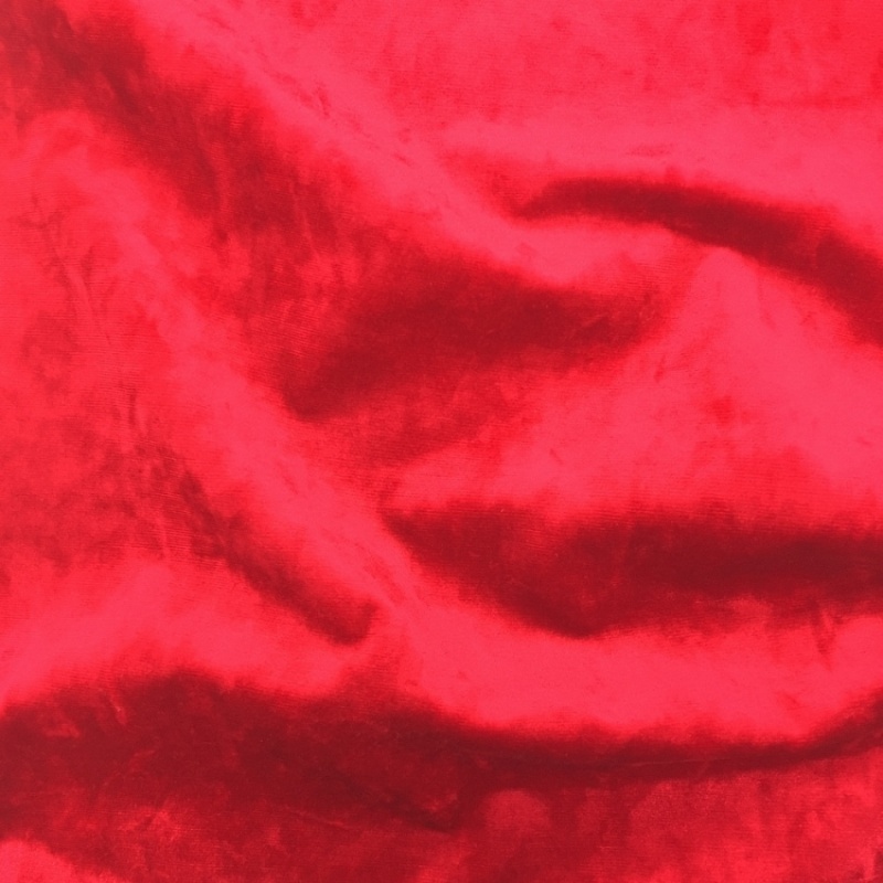 Red Marble Velour Fabric by the metre|Online-fabrics.co.uk