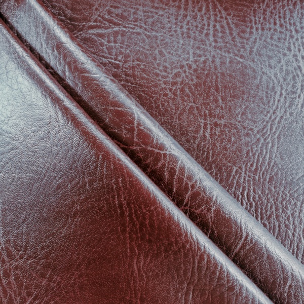 Chestnut Distressed Leatherette Fabric, Distressed Leatherette Fabric ...