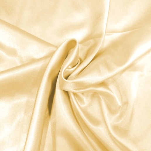 100% Polyester Crepe backed Satin Ivory