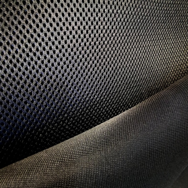 Black Spacer Mesh Fabric