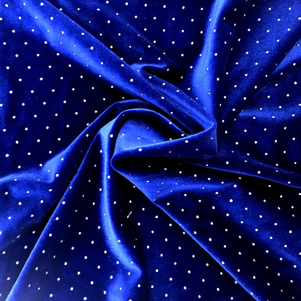 Dew Drop Velvet ROYAL BLUE