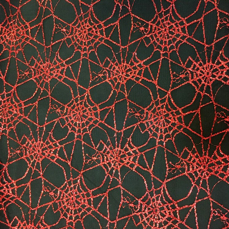 Halloween - Red Spiderweb Net