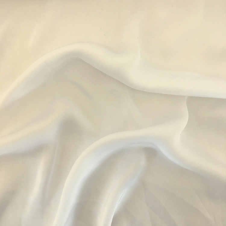 Satin Chiffon Ivory