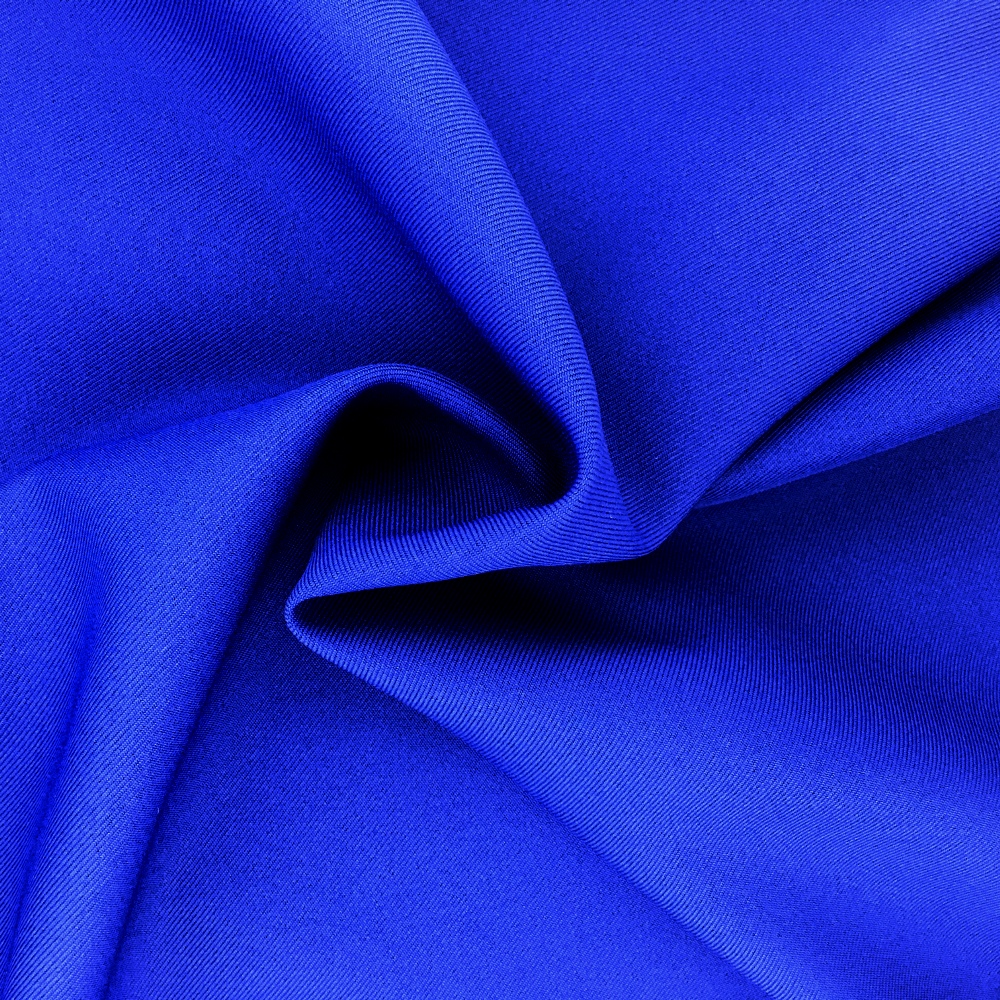 Royal Blue Polyester Twill fabric