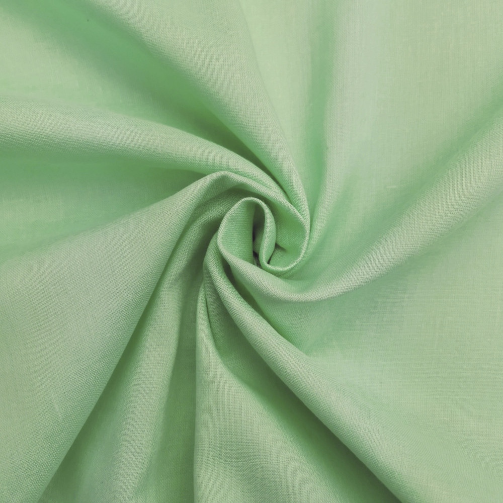 Plain Muslin by the metre - LIGHT MINT|Coloured Muslin Fabric by the metre