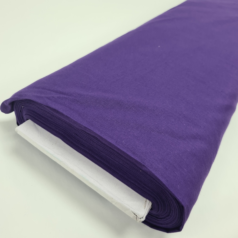 25 Metres of 100% Cotton Fabric Purple Fabric