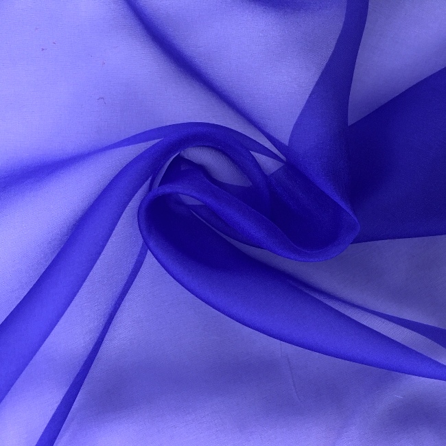 Crystal Organza Royal Blue