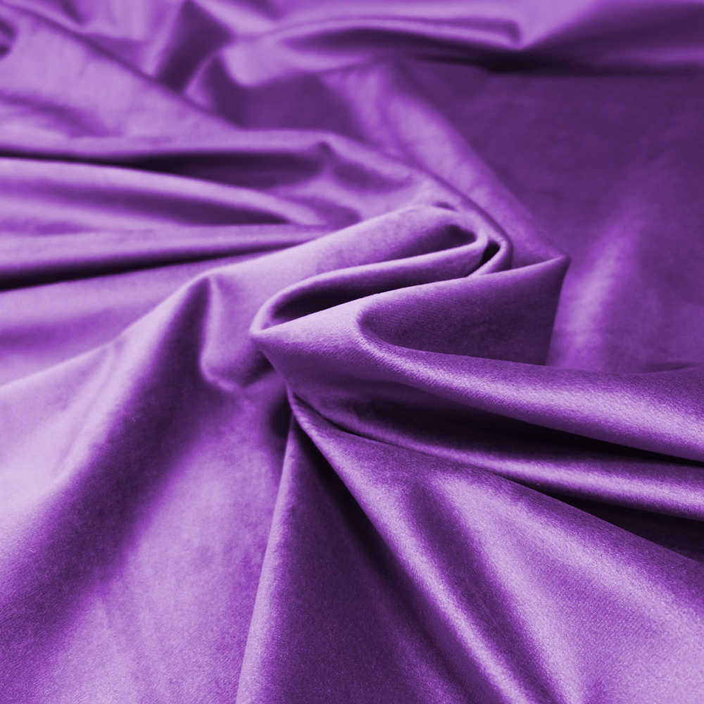 Amethyst Plush Velvet , Purple Plush Velvet, Upholstery fabric, Velvet ...