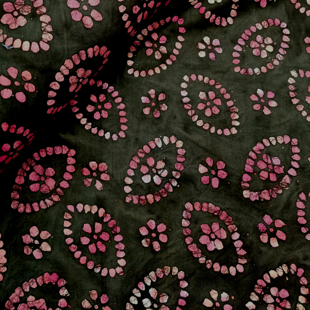 Batik 100% Cotton Fabric - Ginger Island, 100% Cotton Batik, Indian ...