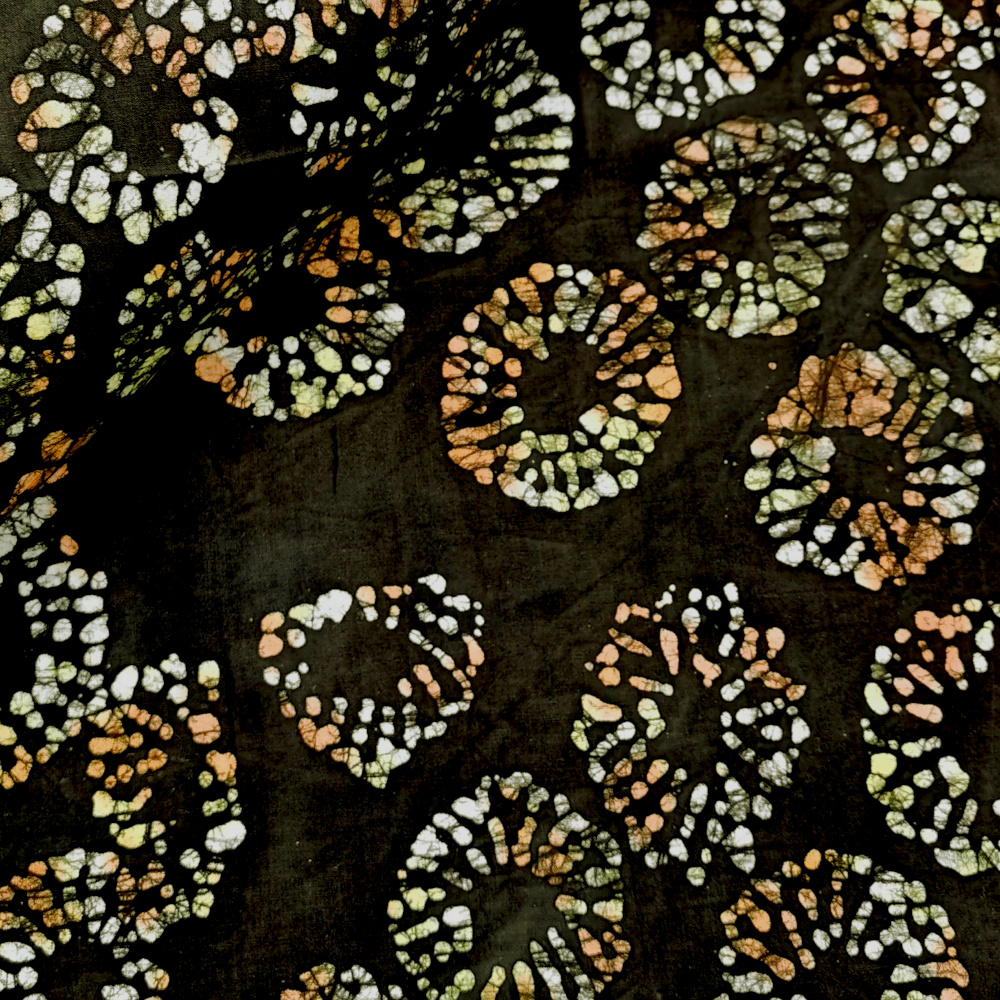 Batik 100% Cotton Fabric - Puerto Rico Brown, 100% Cotton Batik, Indian ...