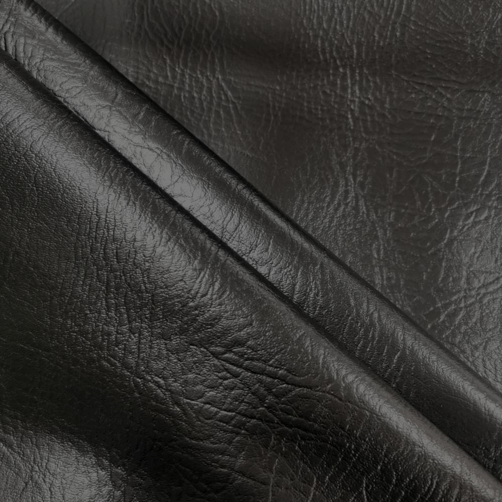 Black Distressed Leatherette Fabric, Distressed Leatherette Fabric ...