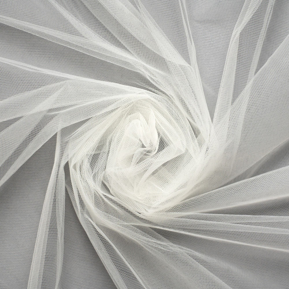 Ivory Soft Bridal Tulle, Soft Bridal Veiling, Wide Tulle Fabric