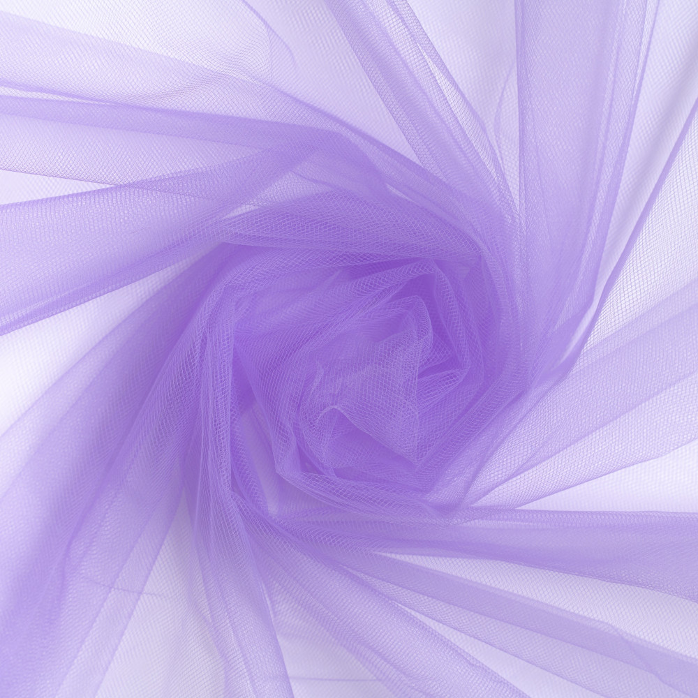 Lilac Soft Bridal Tulle, Soft Bridal Veiling, Wide Tulle Fabric