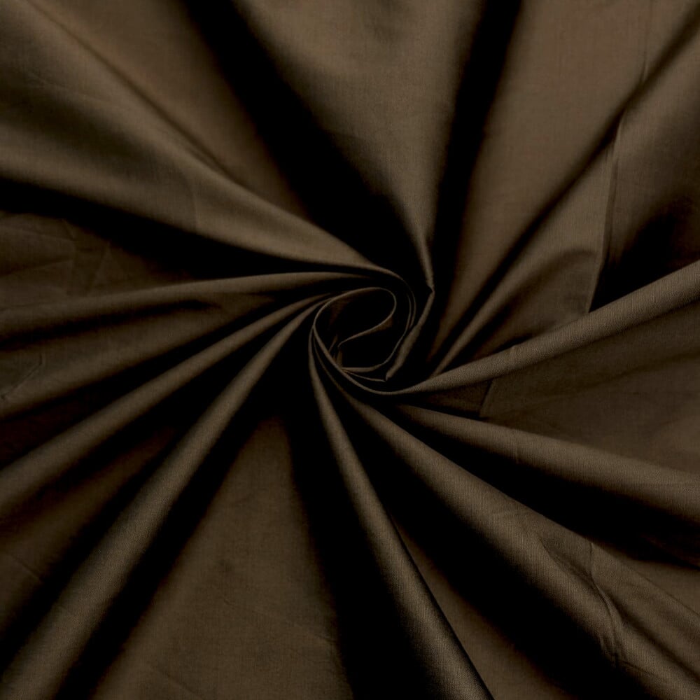 Brown Faux Silk Taffeta Fabric by the metre|100% Polyester Faux Silk ...