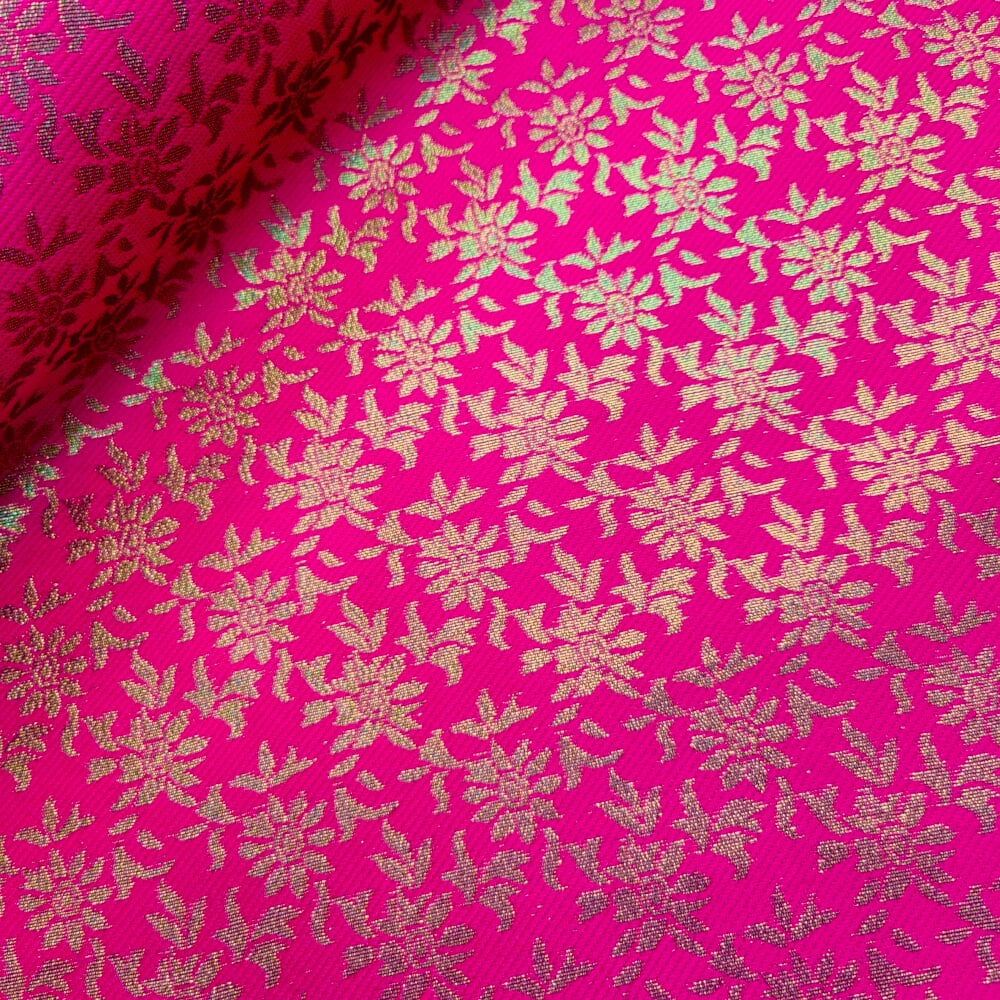 Indian Brocade Design 2 - Cerise