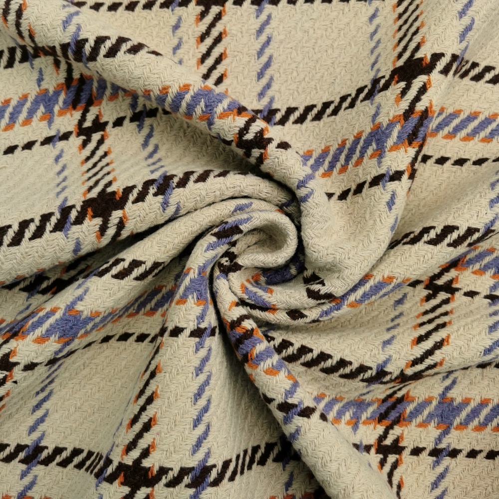 Checked Wool Blend - CHEPSTOW, Wool Mix Fabric Online, Wool Fabric for ...