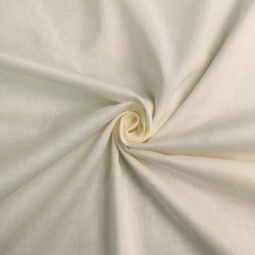 Plain Muslin by the metre - CREAM|Coloured Muslin Fabric by the metre