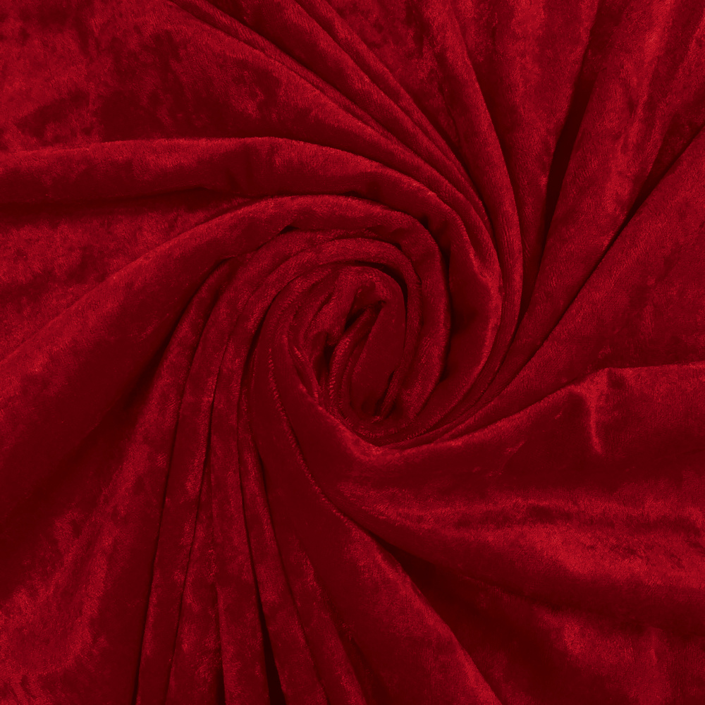 Maroon Crushed Velvet Fabric by the metre|Crushed Velour Fabric by the ...