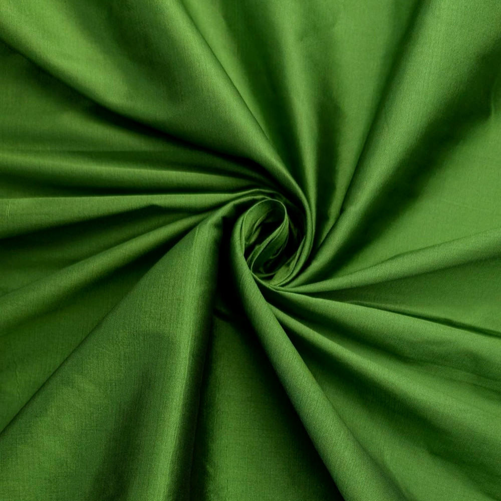 Grass Green Faux Silk Taffeta Fabric by the metre|100% Polyester Faux ...