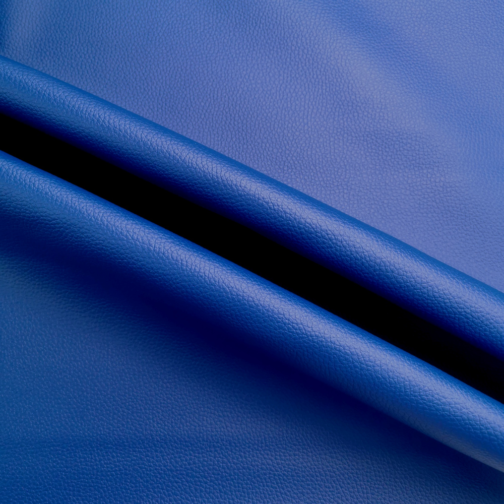 ROYAL BLUE HERON LEATHERETTE FABRIC FR