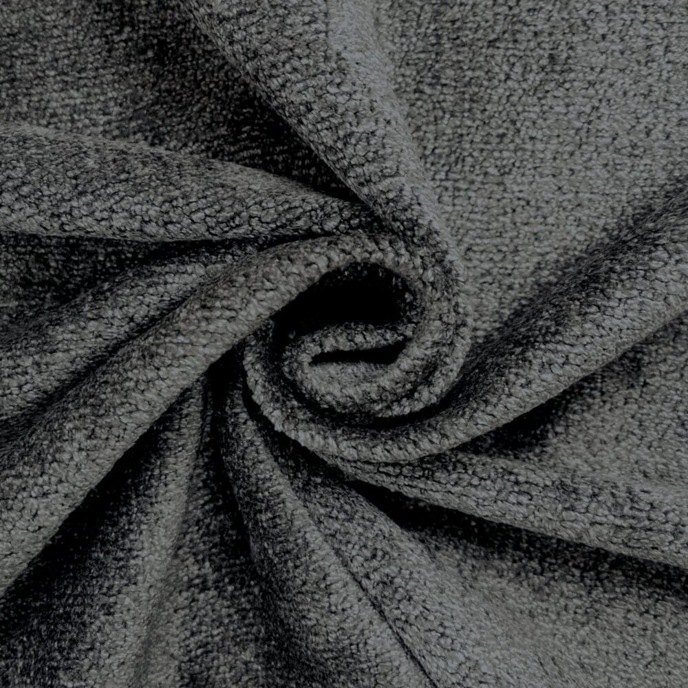 Kashmir Chenille by the metre online - Steel