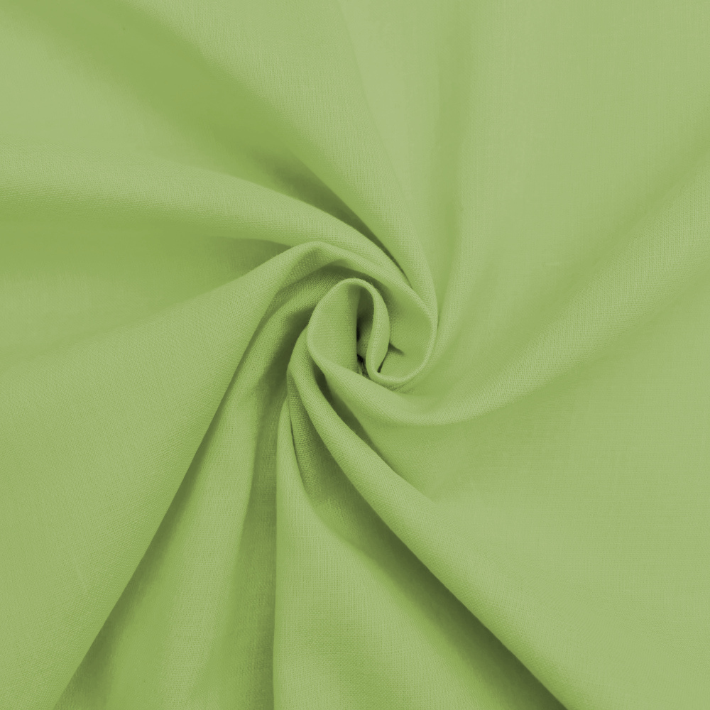 Plain Muslin by the metre - LIGHT LIME|Coloured Muslin Fabric by the metre