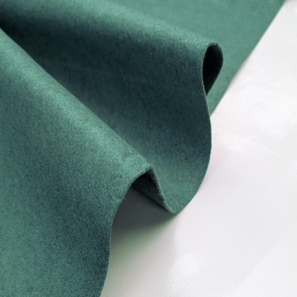 Marl Jade Wool Felt by the metre|30% Wool 70% Viscose