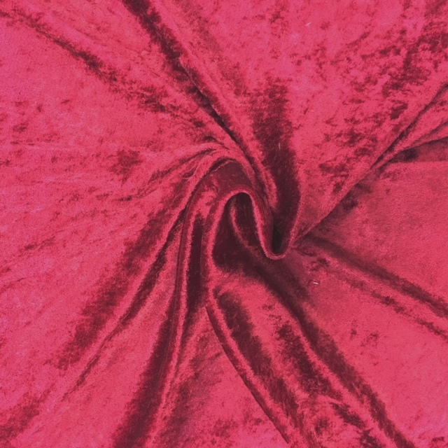 Crushed Velvet - Maroon