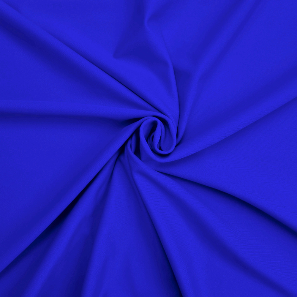 Plain Royal Blue Matt Lycra Fabric by the metre