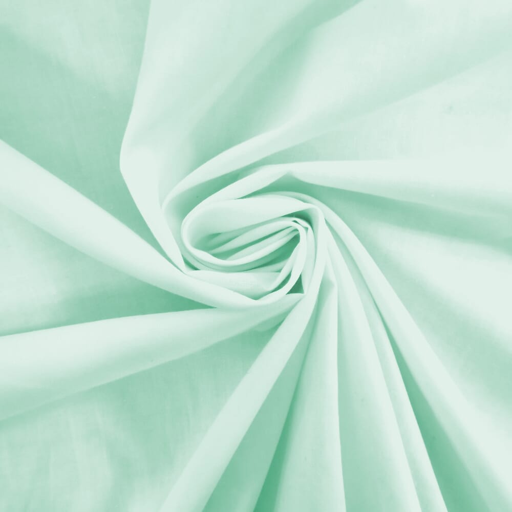 Plain Polycotton Fabric 45" MINT