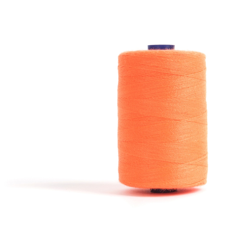 Hemline Sewing and Overlocking Thread - Fluorescent Orange