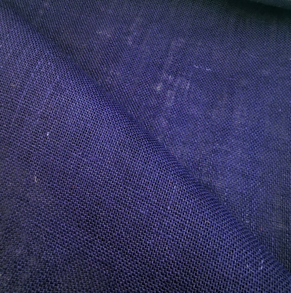 Coloured Hessian - NAVY- 40 inch or 1 metre wide hessian