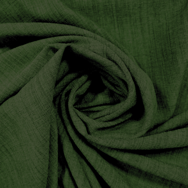 Slub Viscose - OLIVE|Viscose Elastane Fabric|Slub Viscose Fabric Online