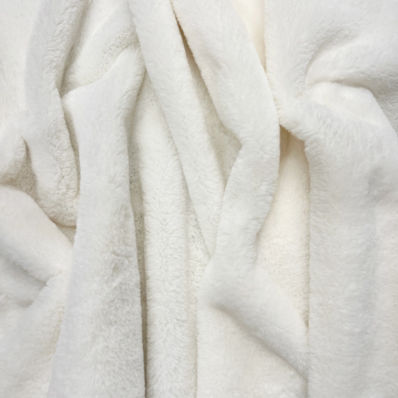 Luxury Ivory Fur Fabric