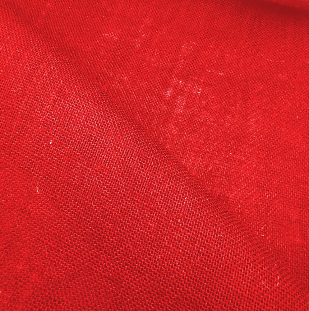 Coloured Hessian - RED- 40 inch or 1 metre wide hessian