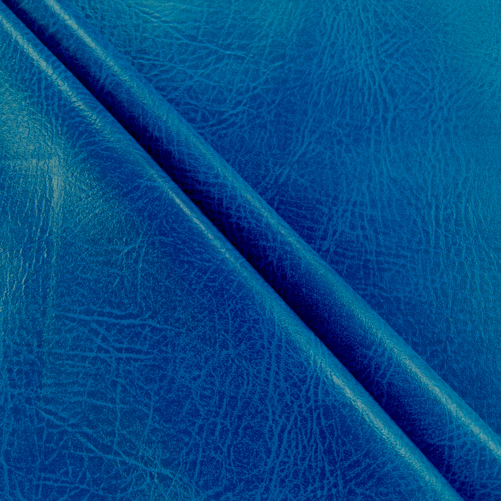 Royal Blue Distressed Leatherette Fabric, Distressed Leatherette Fabric ...
