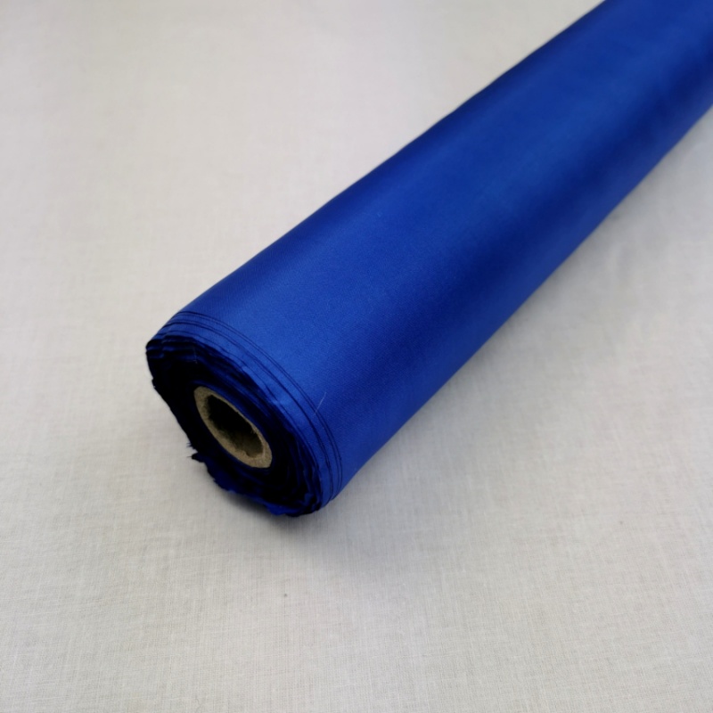 50 Metre roll of Royal Blue Habitue. Cheap fabric for draping, Silky ...