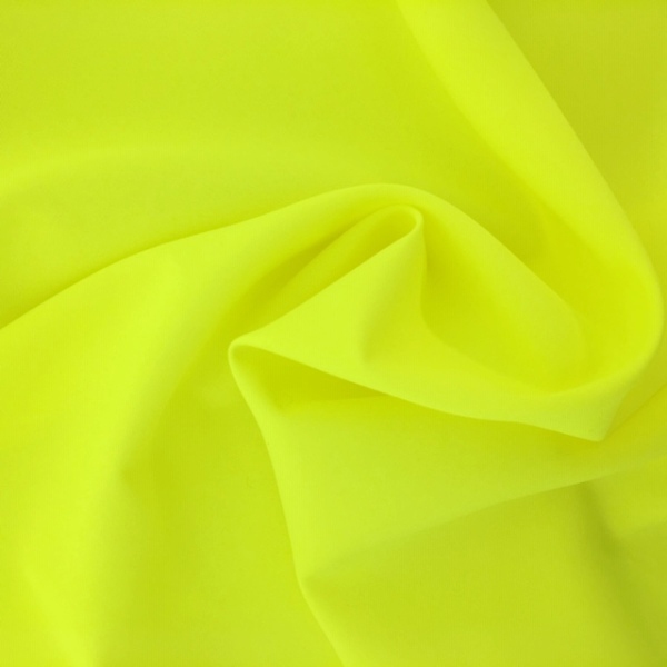 Bi Stretch Fabric | Flourescent Yellow Bi Stretch - Online Fabrics
