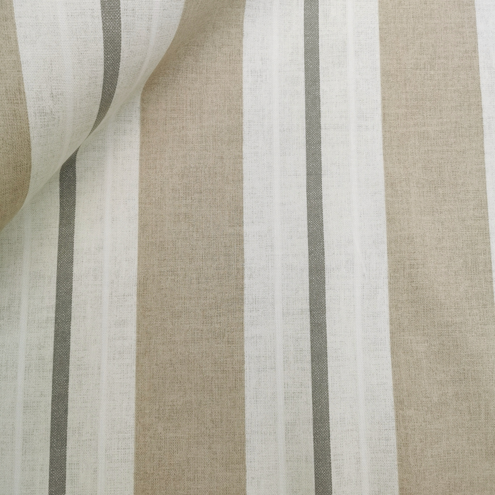 HALF PANAMA - Vint Stripe - Natural fabric by the metre online