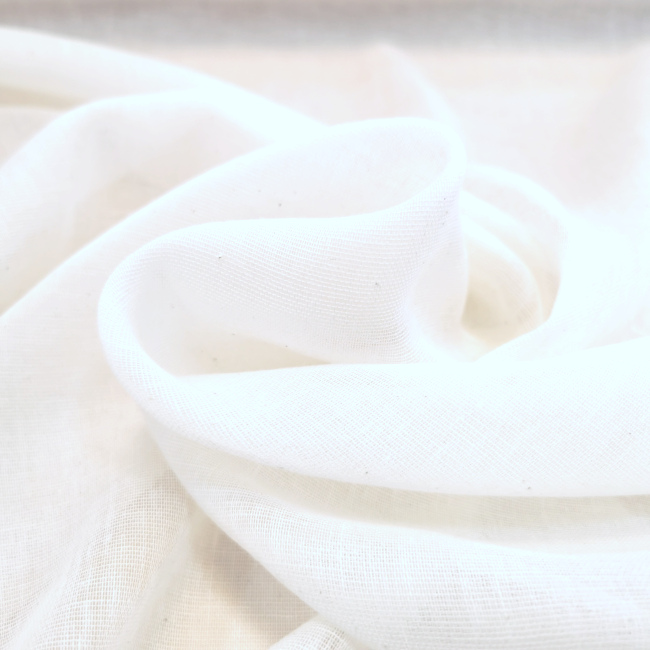 White Washed Muslin Fabric | Lighweight | Perfect for Lining