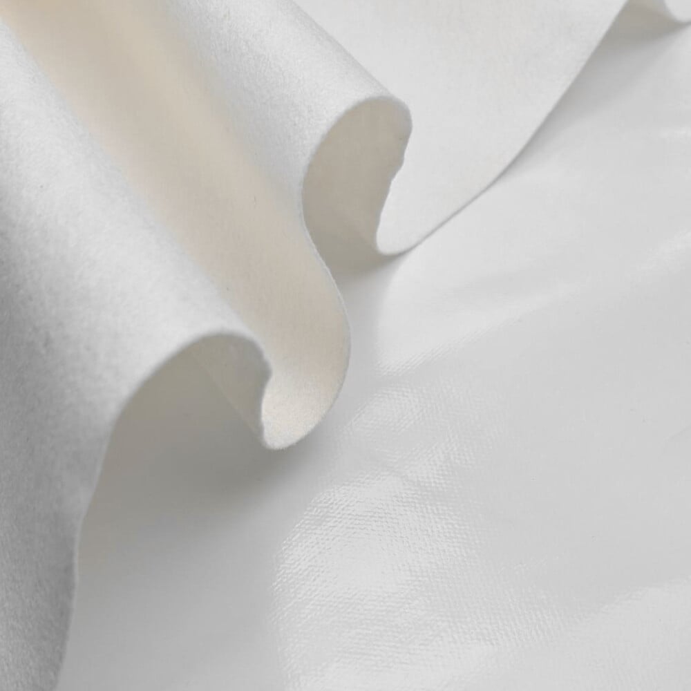 White Wool Felt by the metre|30% Wool 70% Viscose