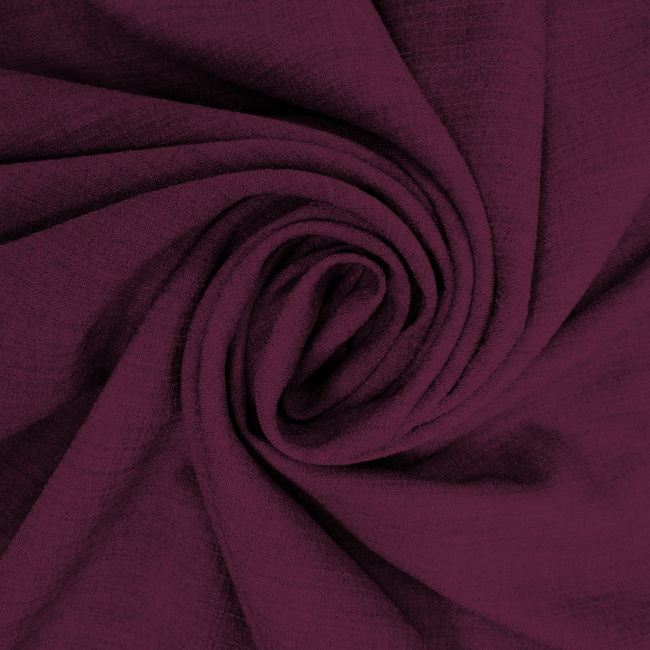 Slub Viscose - WINE|Viscose Elastane Fabric|Slub Viscose Fabric Online