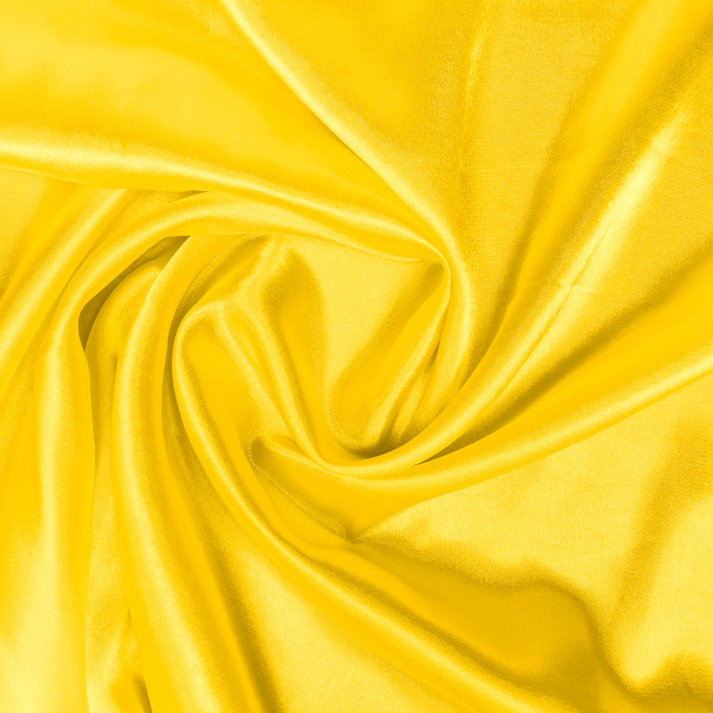 Yellow Polyester Satin | Ordere By The Metre