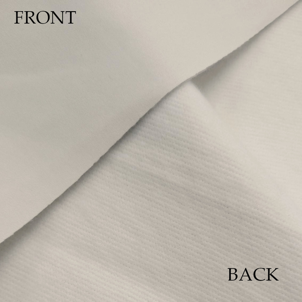 2 metre wide White Sarille Interlined Blackout Lining| Wide width ivory ...