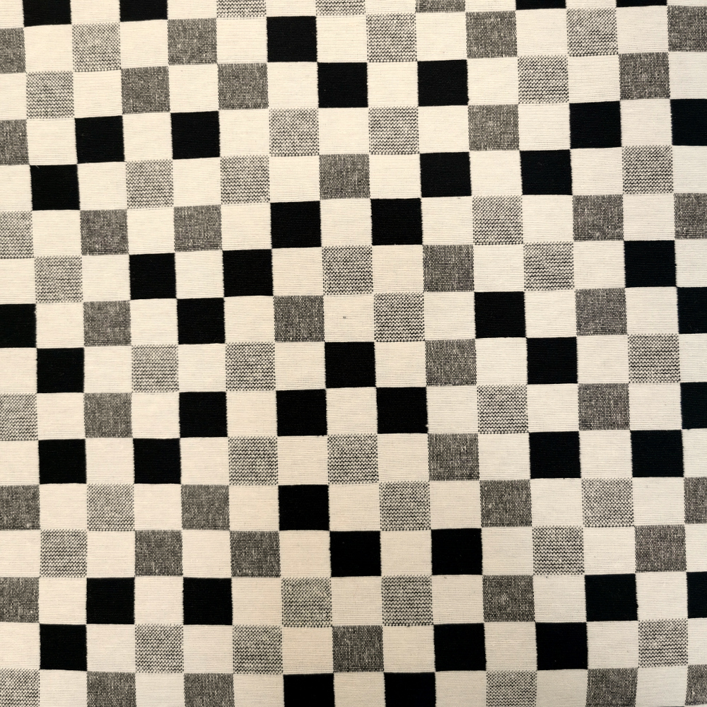 Tapestry Fabric - CHESS MONOCHROME, Upholstery Fabrics, Curtain Fabrics ...