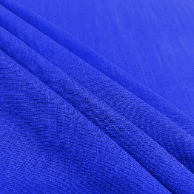 Linen Look - ROYAL BLUE|100% Polyester Dressmaking Fabric, Linen Look ...