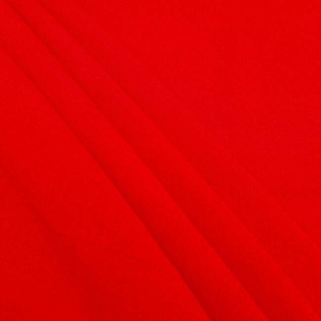 Linen Look - SCARLET|100% Polyester Dressmaking Fabric, Linen Look Fabric