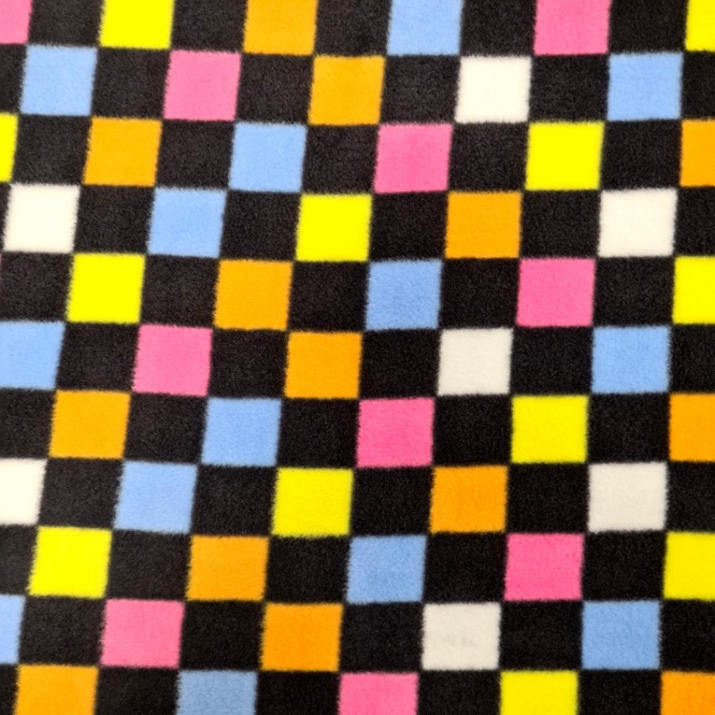 Anti Pill Fleece Fabric - Multi Coloured Checks, blankets, Pyjamas ...