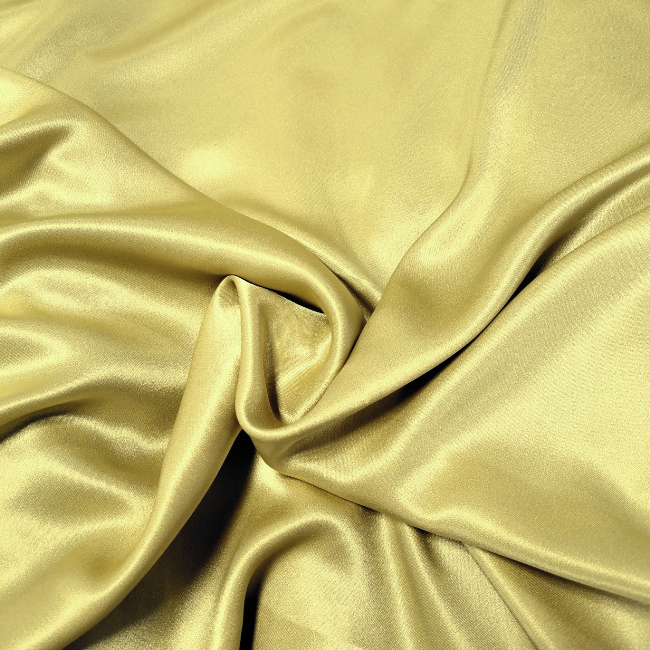 100% Polyester Crepe backed Satin Antique Gold